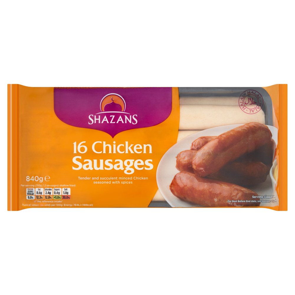 Shazans Chicken Sausages - Eurocross