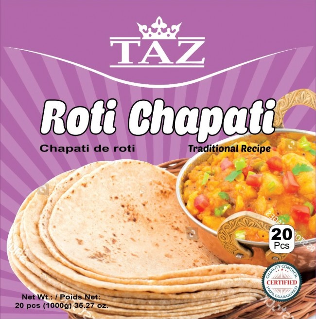 Taz Roti Chapati Family Pack 20's - Eurocross