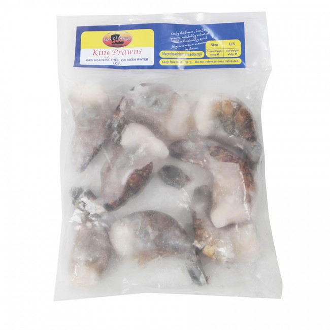 Bay of Bengal King Prawns U/5 500g - Eurocross