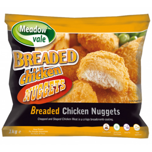 Meadowvale Breaded Chicken Nuggets 1kg - Eurocross