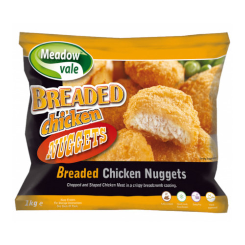 Meadowvale Breaded Chicken Nuggets 1kg - Eurocross